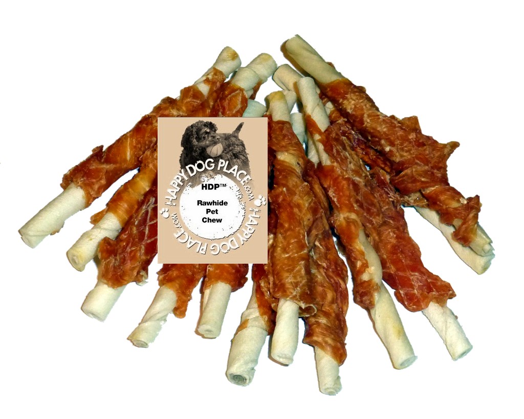 HDP More Chicken Hide Dog Rawhide chew Treats 5" | eBay